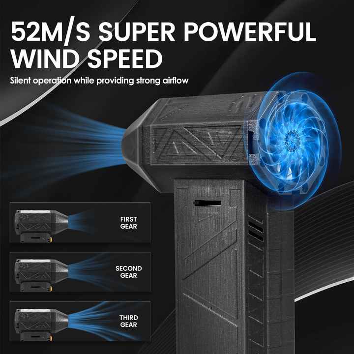 2025 Trend 130000rpm Super Power Electric Mini Jet Turbo Violent Fan ...