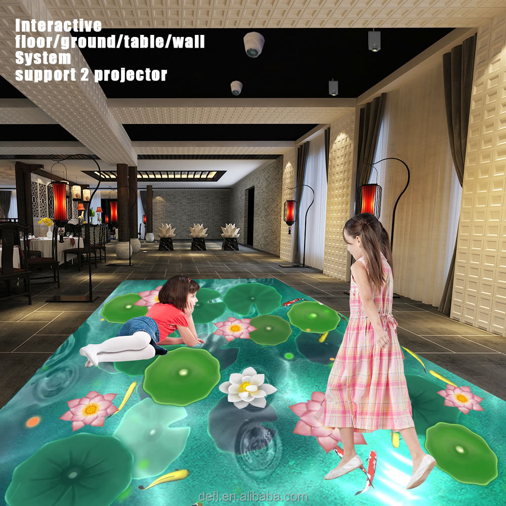 Interactive Floor 3d Holographic Projector For Multiplayer Floor And Wall Game 3d Hologram ...