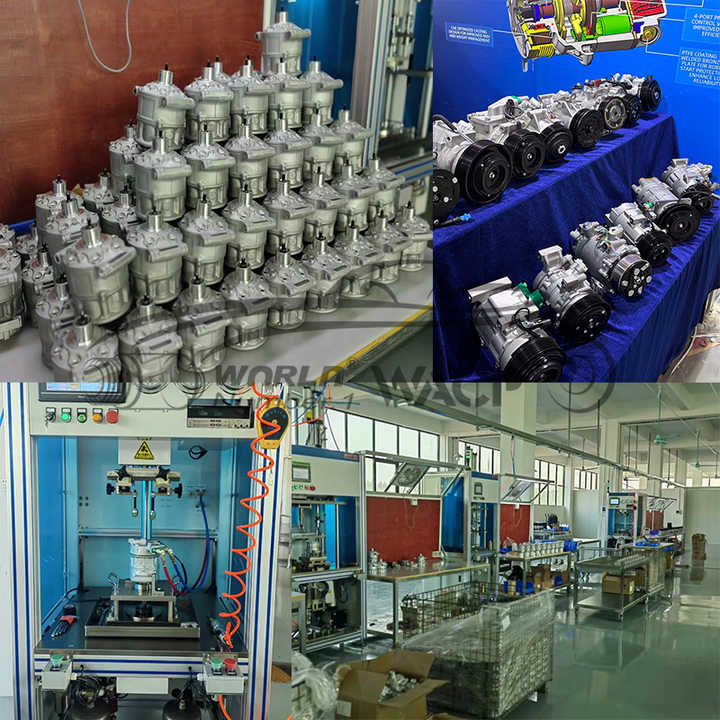 Silent Car AC Compressor 4G0260797 4G0260797A Hybrid AC System ...