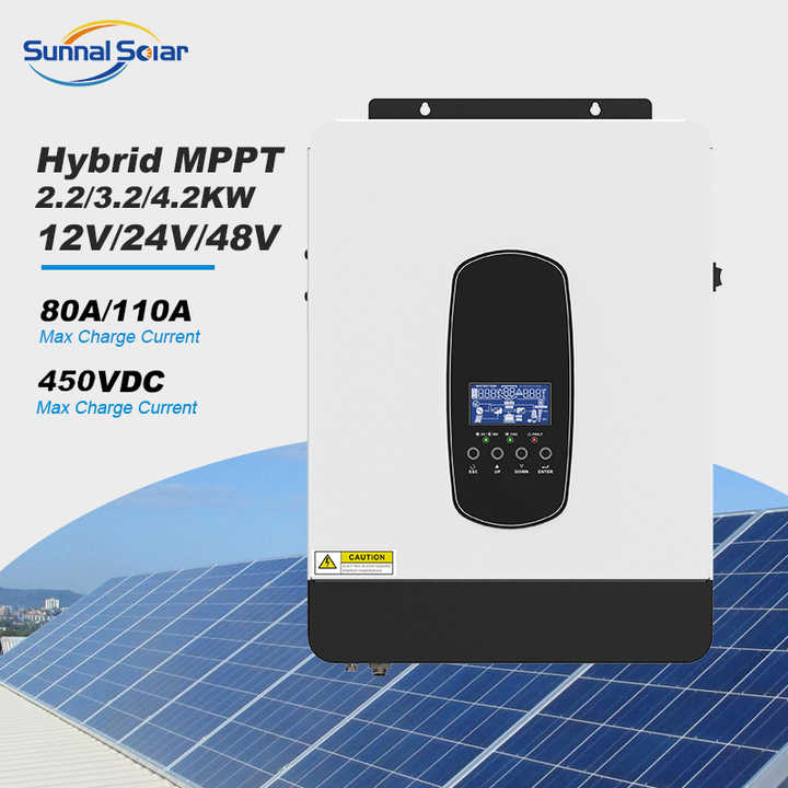 Hybrid Solar Inverter Must Ac110v/220v 6.2kw 8kw 10kw High Single Phase ...