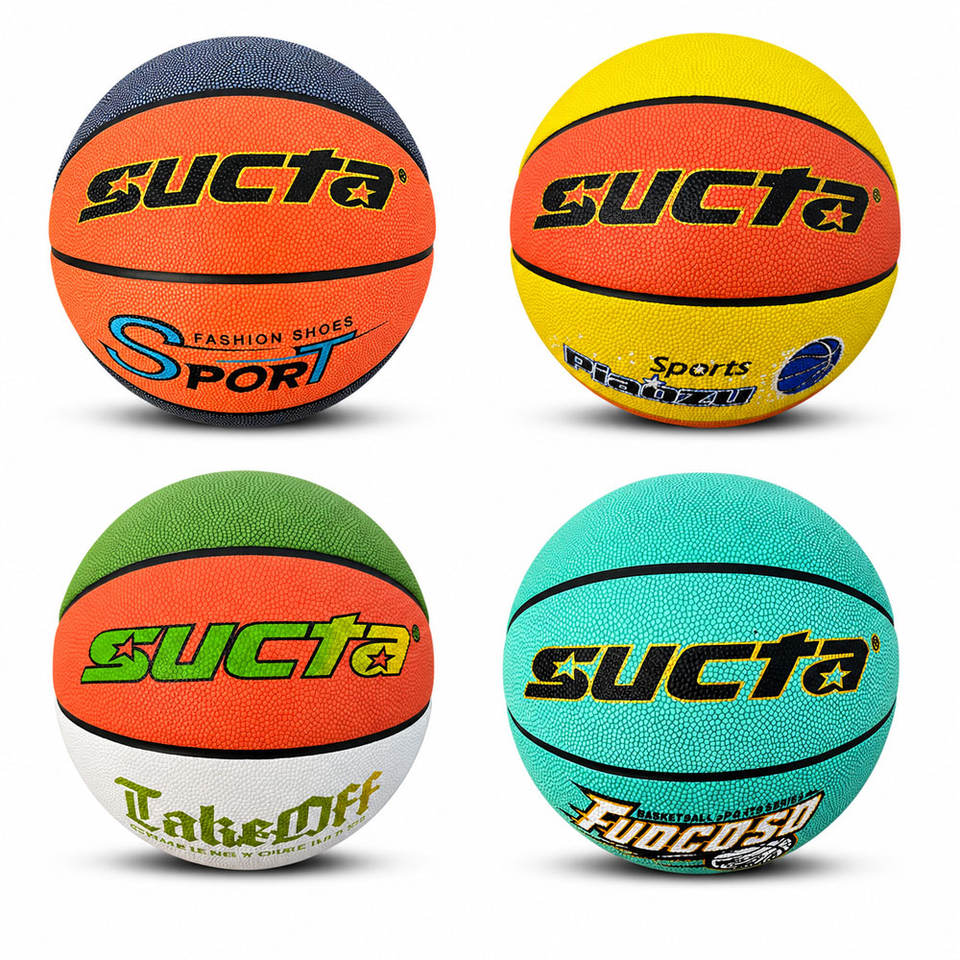 Wholesale Size 7 Thermal Bonded PU Composite Basketball Custom Logo for ...