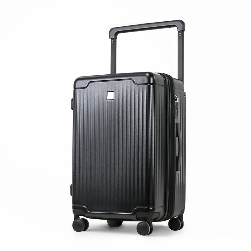 High Capacity Expandable Luggage Explosion Proof Zipper Suitcase Silent ...