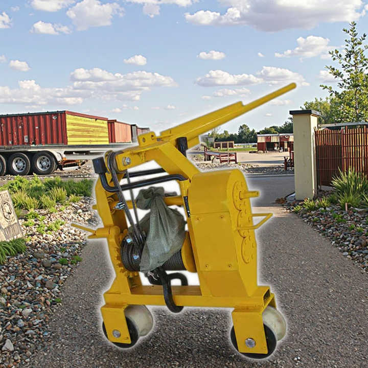 Wire Rope Trolley Rail Crane Multi Functional Track Pulling Machine for ...