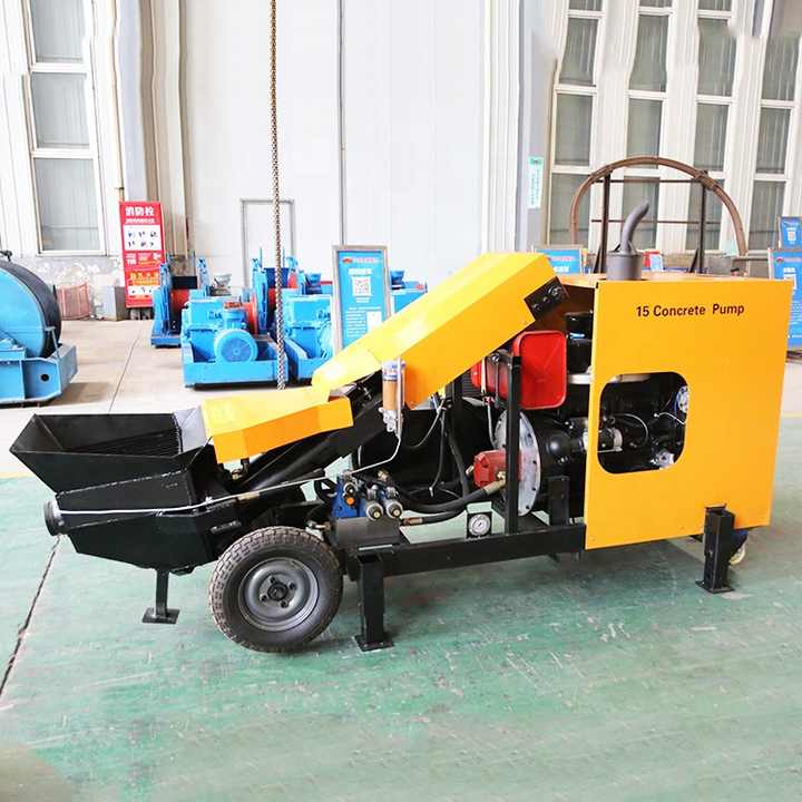 High Pressure Concrete Pump Concrete Pumping Equipment with D Model ...