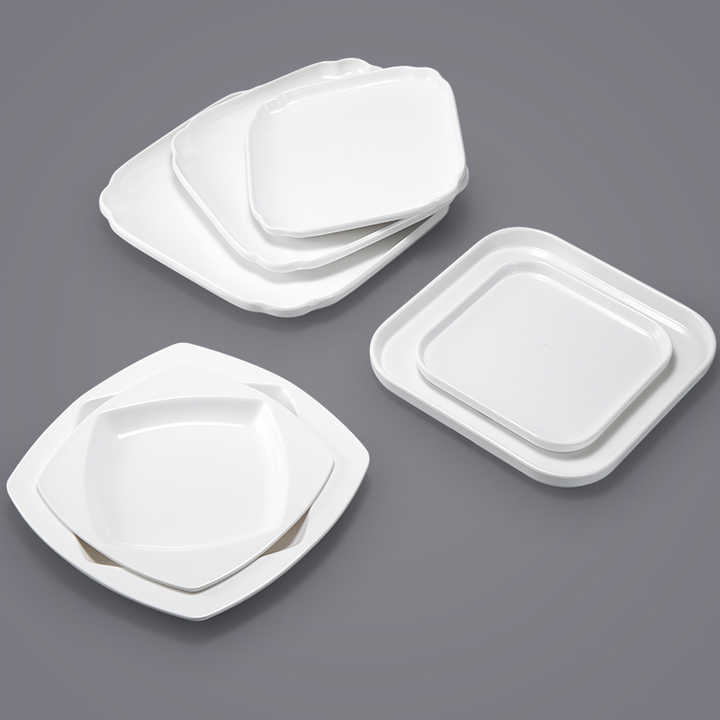 Wholesale Custom logo square Dinner Set Bajo Platos Plates Sets ...