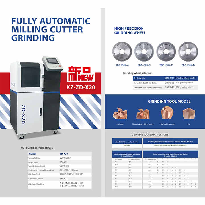 CNC Universal Carbide Tool Grinding Machine for Tool Cutter ...