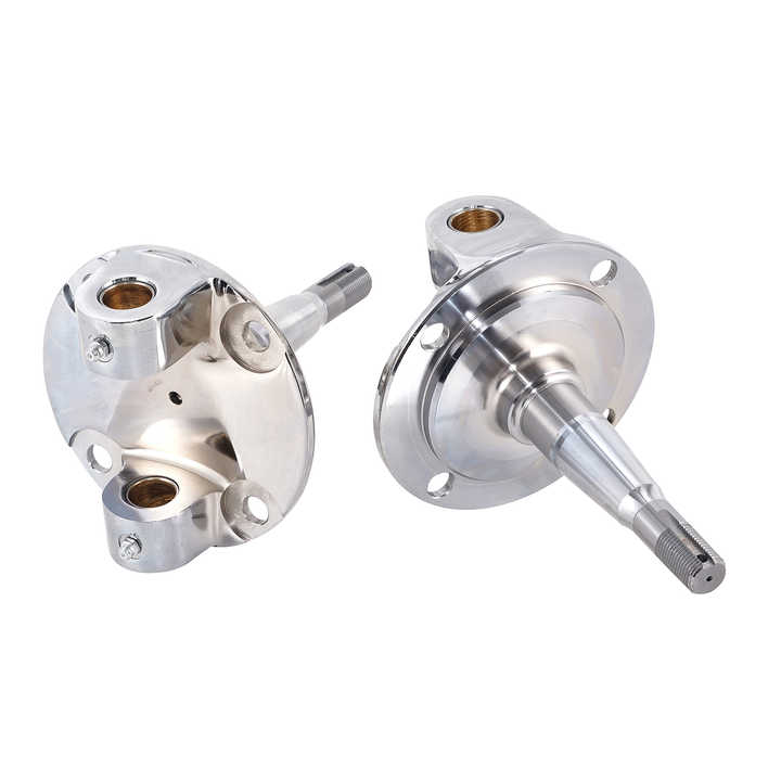 Chrome Front Axle Forged Steel Spindle Set for 1928-1948 Ford Hot Rod Parts