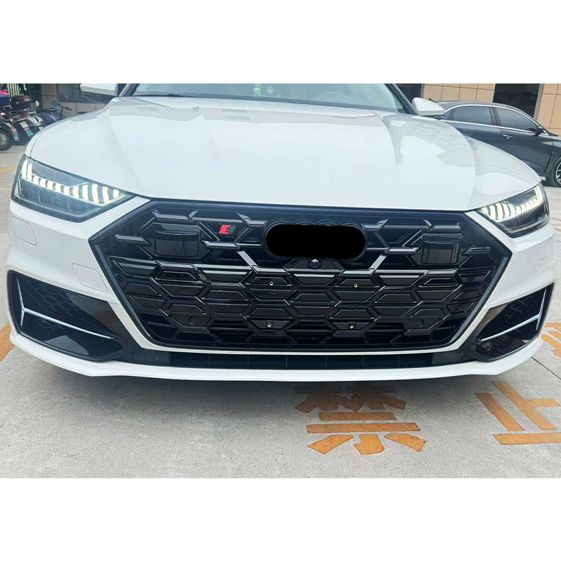 2025 Car Modification S7 Grille Fog Light Frame with Fishbone Light ...
