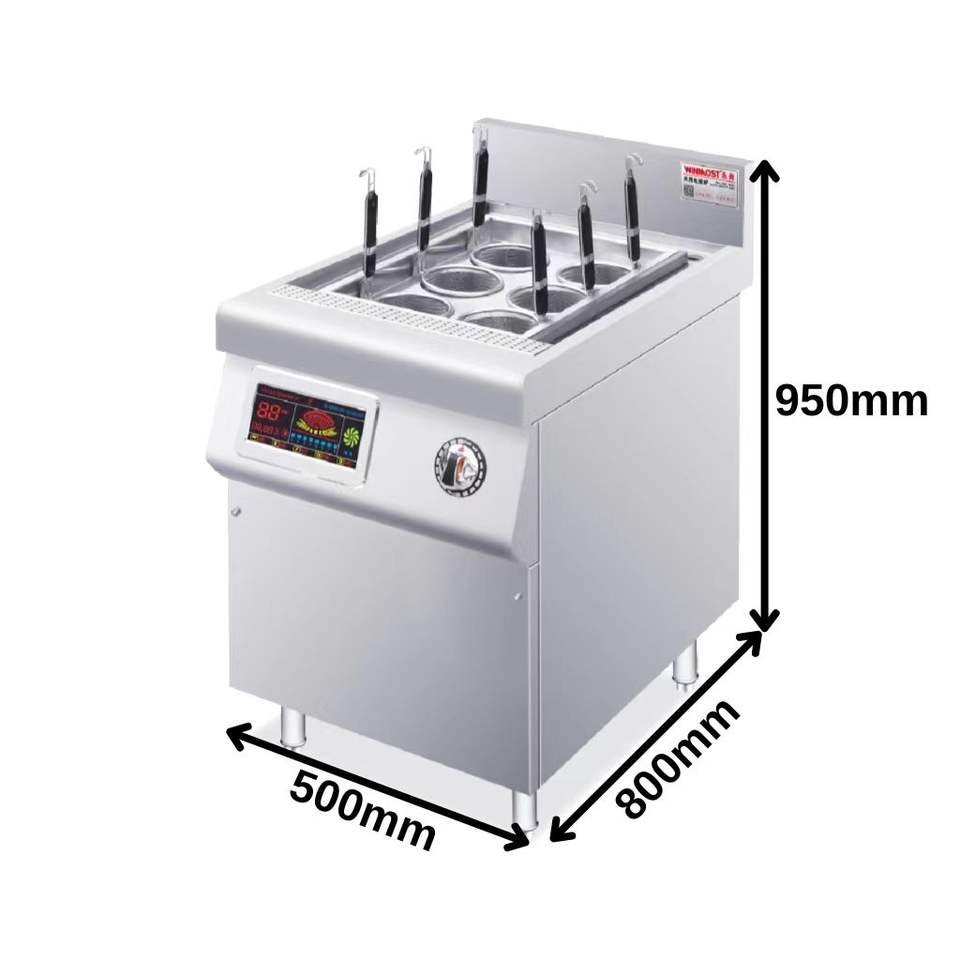 Auto Lift Noodle Cooking Machine Commercial Induction Noodle Boiler ...