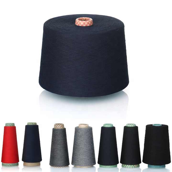 NE 30/2 100% Viscose Rayon Dope Dyed Knitting and Weaving Yarn Anti-pilling