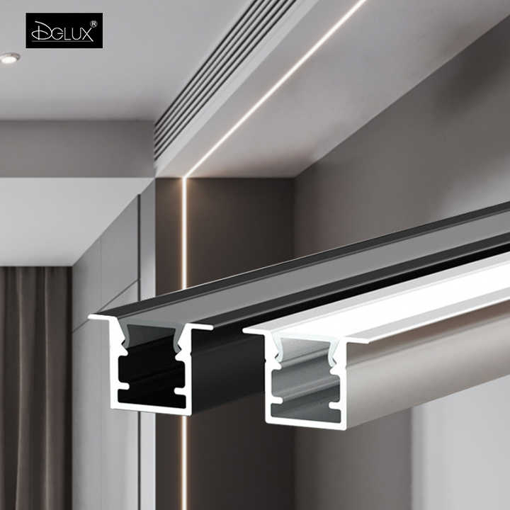 DGLUX U-Shaped Groove Exposed Shell Channel LED Strip Lighting