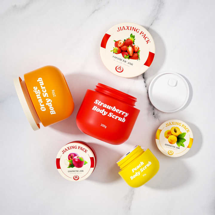 50 80 250 300g High Quality Large Big Colored Cream Jar Wide Body Cream ...