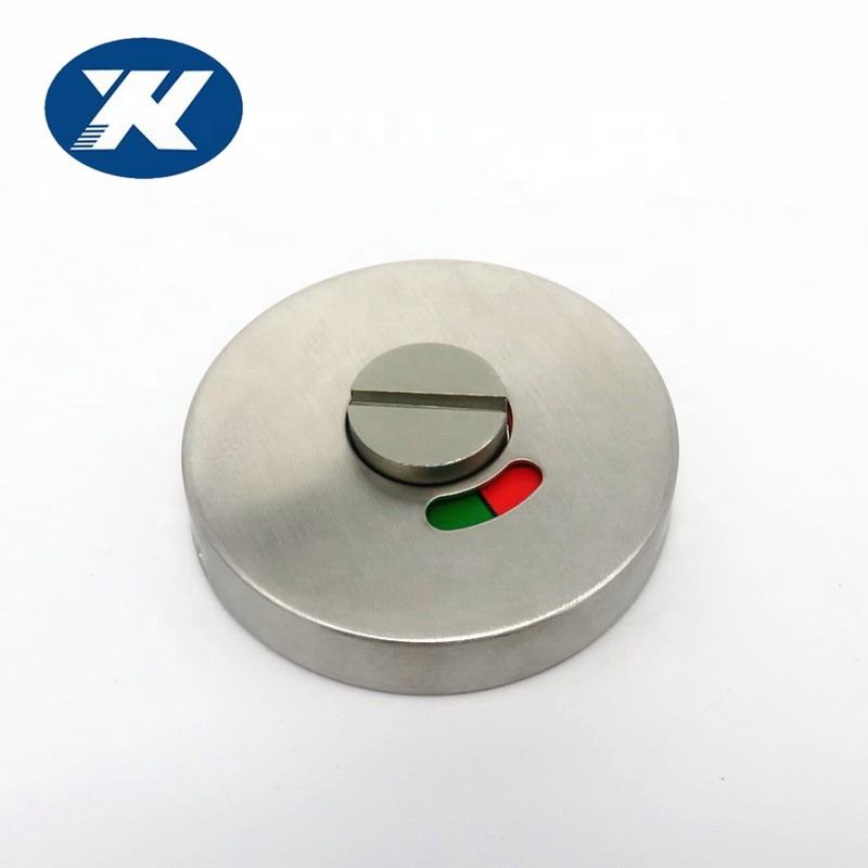 Stainless Steel Round Cubicle Bathroom Door Lock & Indicator