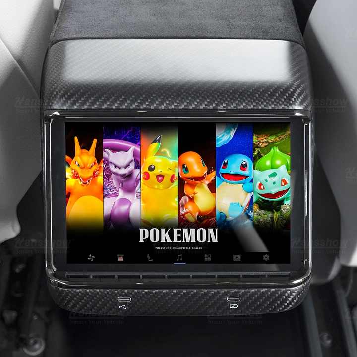 Hansshow Model 3/Y H72 Rear Android Touch Screen Back Seat ...