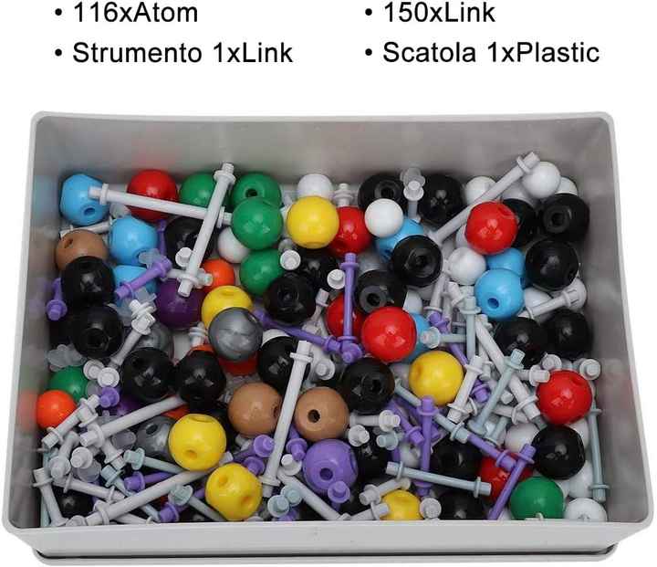 Molecular Model Kit 267 Pcs Organic Chemistry Molecular Electron ...