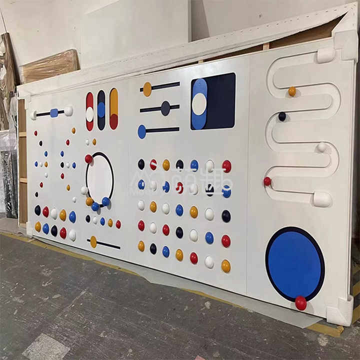 Moetry Indoor Kids Activity Ball Wall Busy Board STEAM Wall