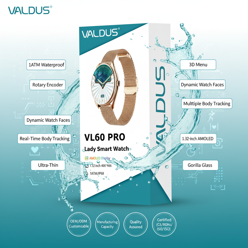 VALDUS VL60 Pro Smartwatch - Advanced Features & Stylish Design