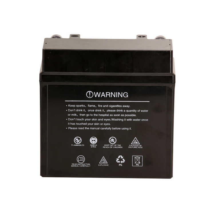 Factory 12v 137*75*135mm Maintenance Free Battery for Motorcycle DENEL ...