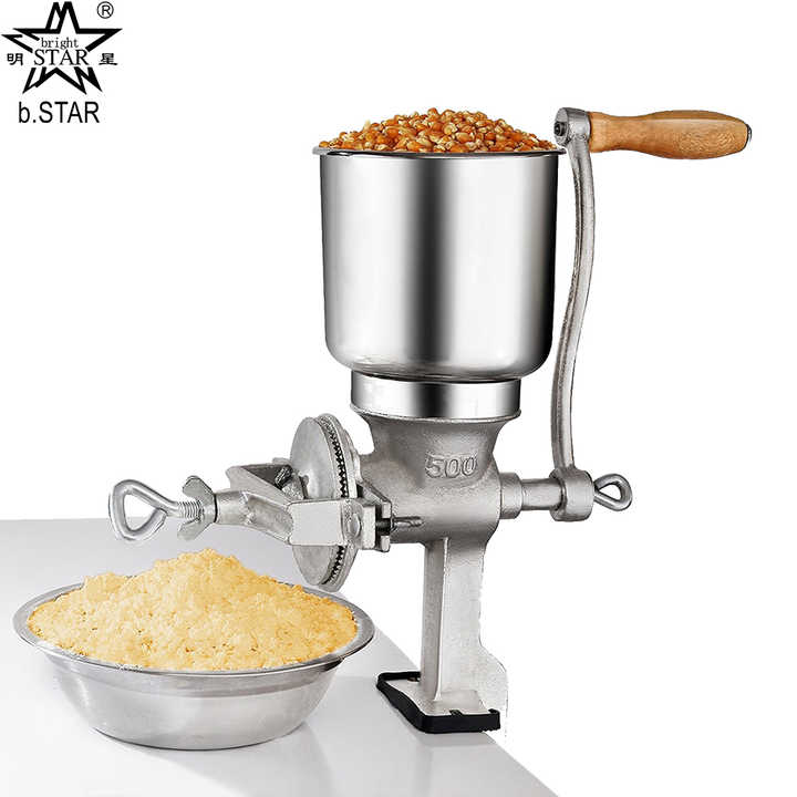 Manual Corn Grinder Machine - Efficient Grain Milling