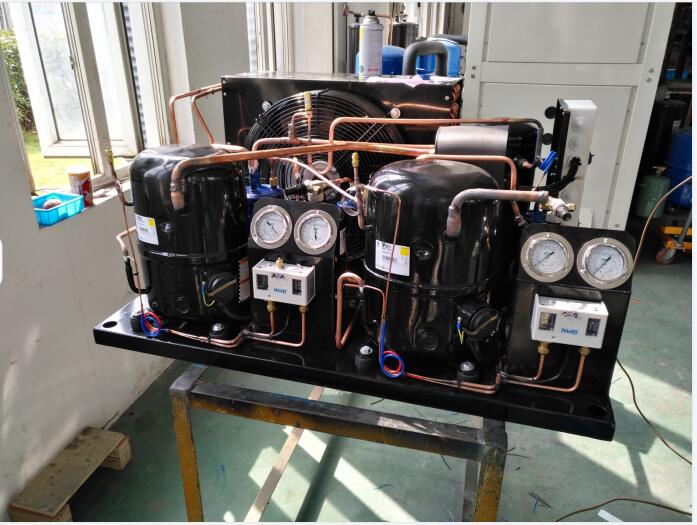 8HP to 20HP cold room refrigeration unit low temperature refrigeration condensing unit cascade refrigerator unit