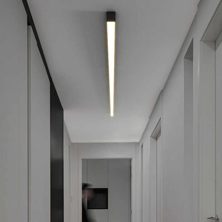 Minimalist Modern LED Strip Ceiling Light Linear LED Lamp for Living ...