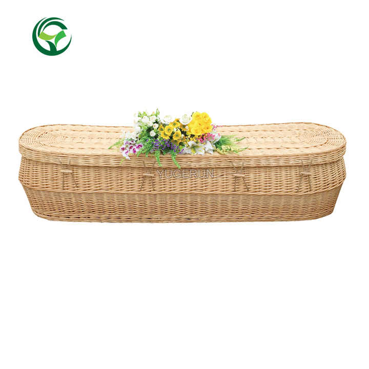 Japan Coffin Eco Cremation Rattan Willow Eco Coffins Cane Caskets