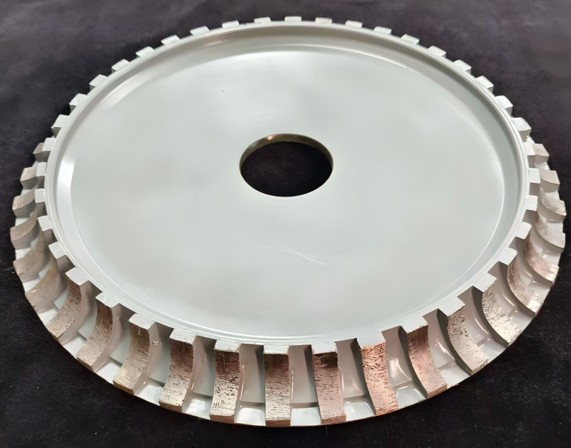 300mm High Hardness Diamond Vacuum Brazed Profile Grinding Wheels (5mm ...