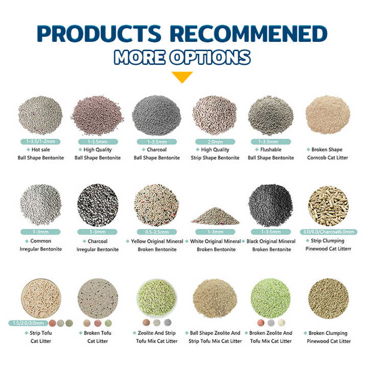 OEM ODM Eco-Friendly Cat Sand Customized Dust-Free Flushable Food-Grade ...