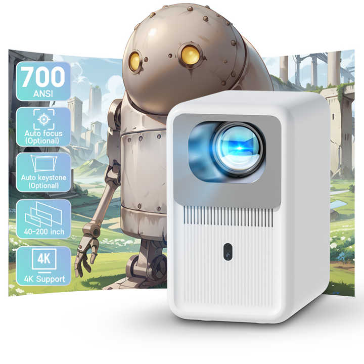 C30N 4K Wifi Portable Mini Projector - High Definition