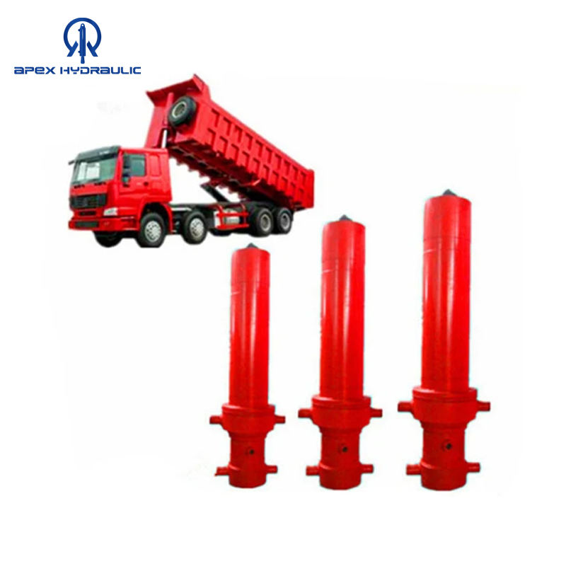 Hydraulic Cylinder 1000mm Dump Truck Hydraulic Cylinder Double Acting ...