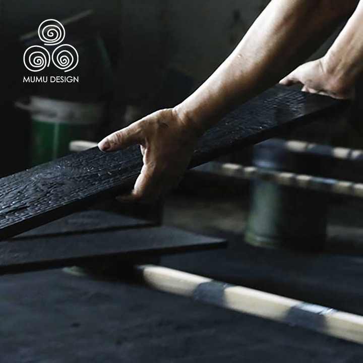 MUMU Design Carbonized Burnt Charcoal Wood Cladding Panels