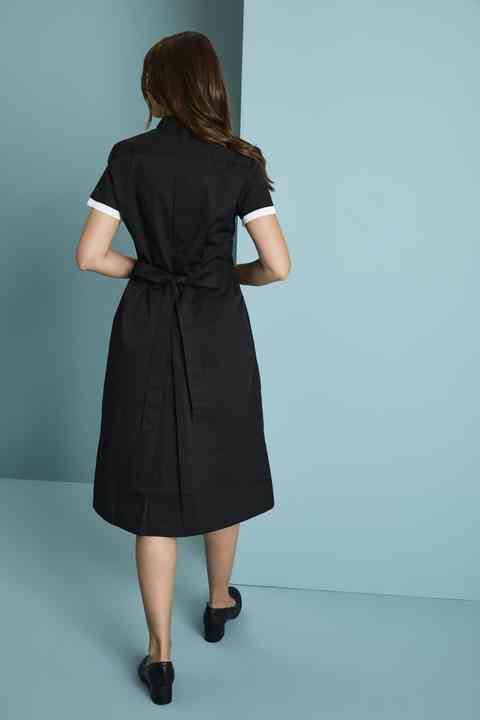 Black Cleaning Uniforms for Hotel Housekeeping Staff