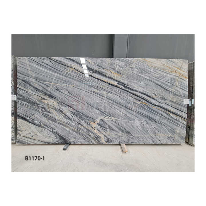 NEWSTAR Morocco Blue Danube River Marble Slabs for Premium Interior ...