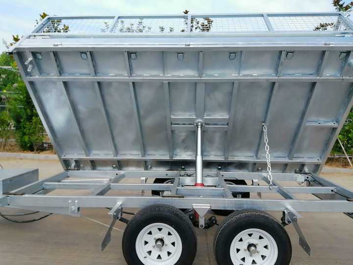 4 Wheel 2-3 Tons Agriculture Farm Trailer for Sale 4 Wheel Hydraulic ...