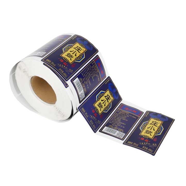 Custom Velvet Red Wine Hologram Label Bottle Fragile Printing Gold ...