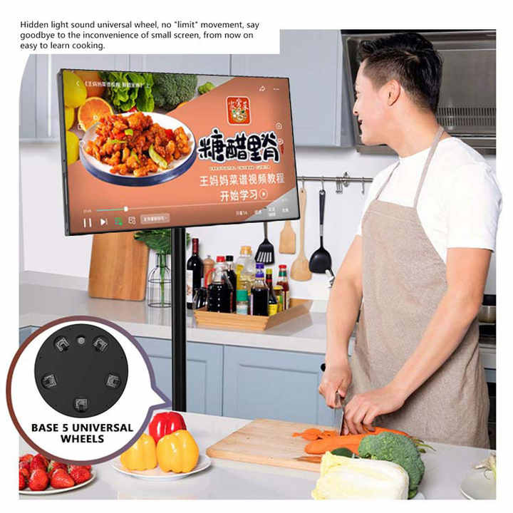 27 Inch Rechargeable Android Portable Monitor Mobile Touch Screen TV ...