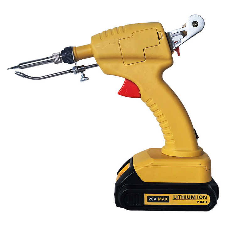 21v Cordless Soldering Gun Electric Soldering Iron Automatically Send ...