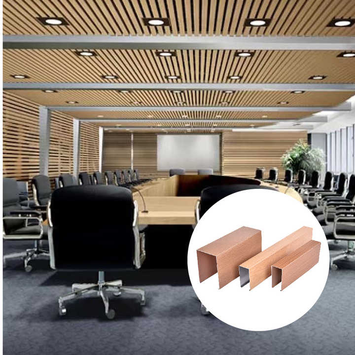 Modern Aluminum Metal Ceiling Design Hall Baffle Ceilings for Office ...