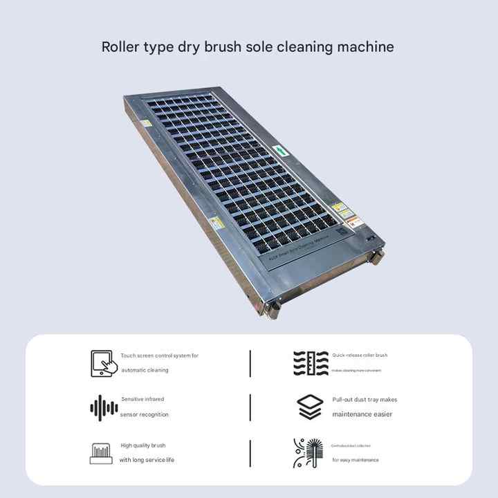 Dry Brush Shoe Sole Cleaning Machine Dust-Free Workshop Washing ...