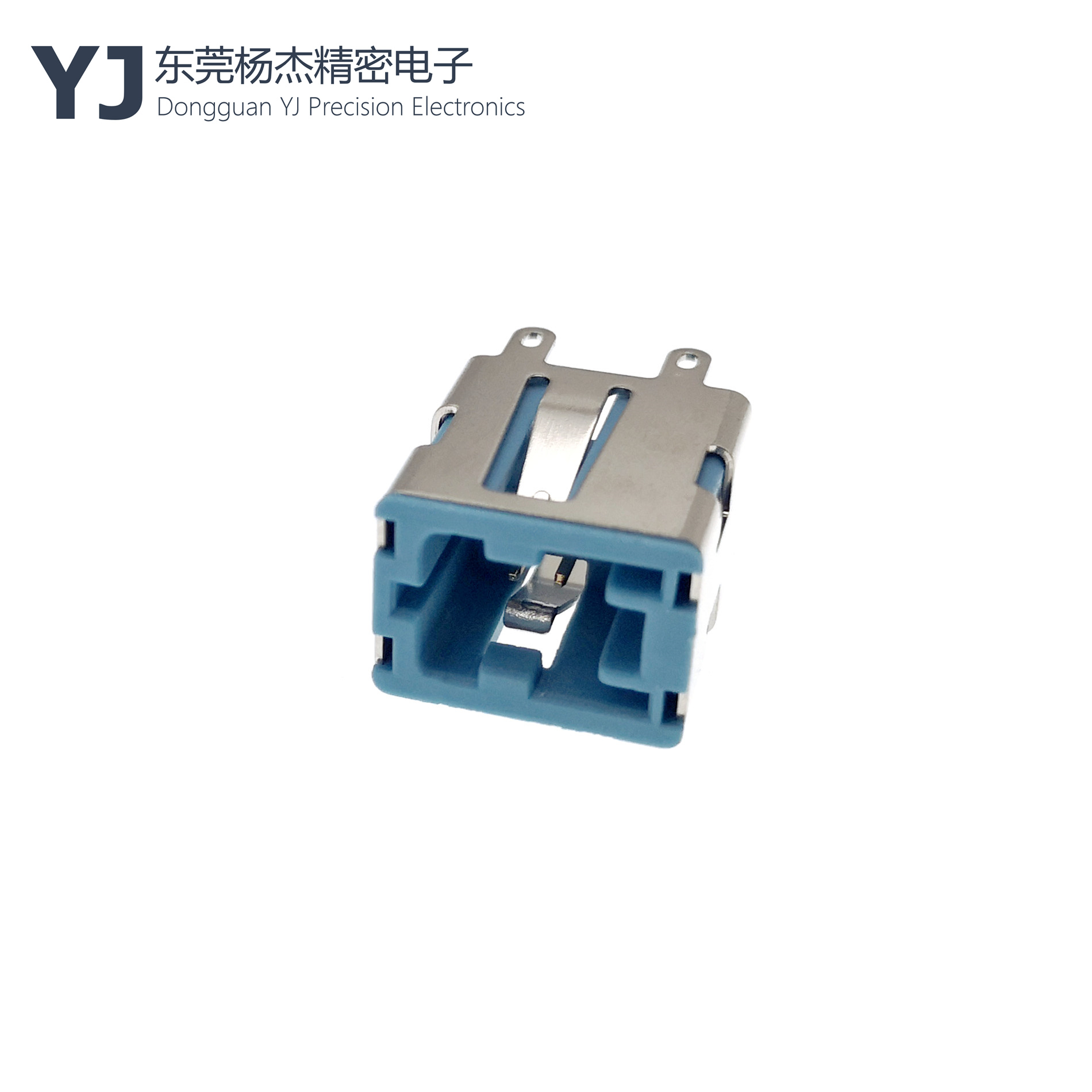 Horizontal connector 4p YJ HSL RJ45 Black Code A Products from Dongguan ...