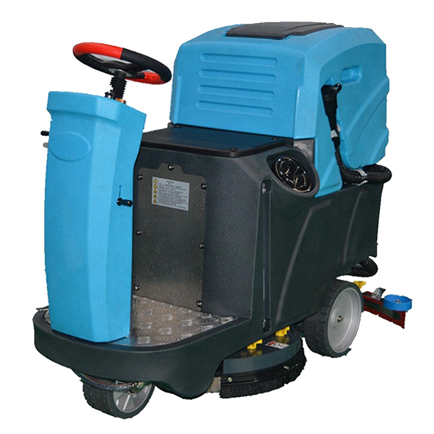 RD560 Ride on Floor Scrubber Machine Industrial Floor Sweeper With Cold ...