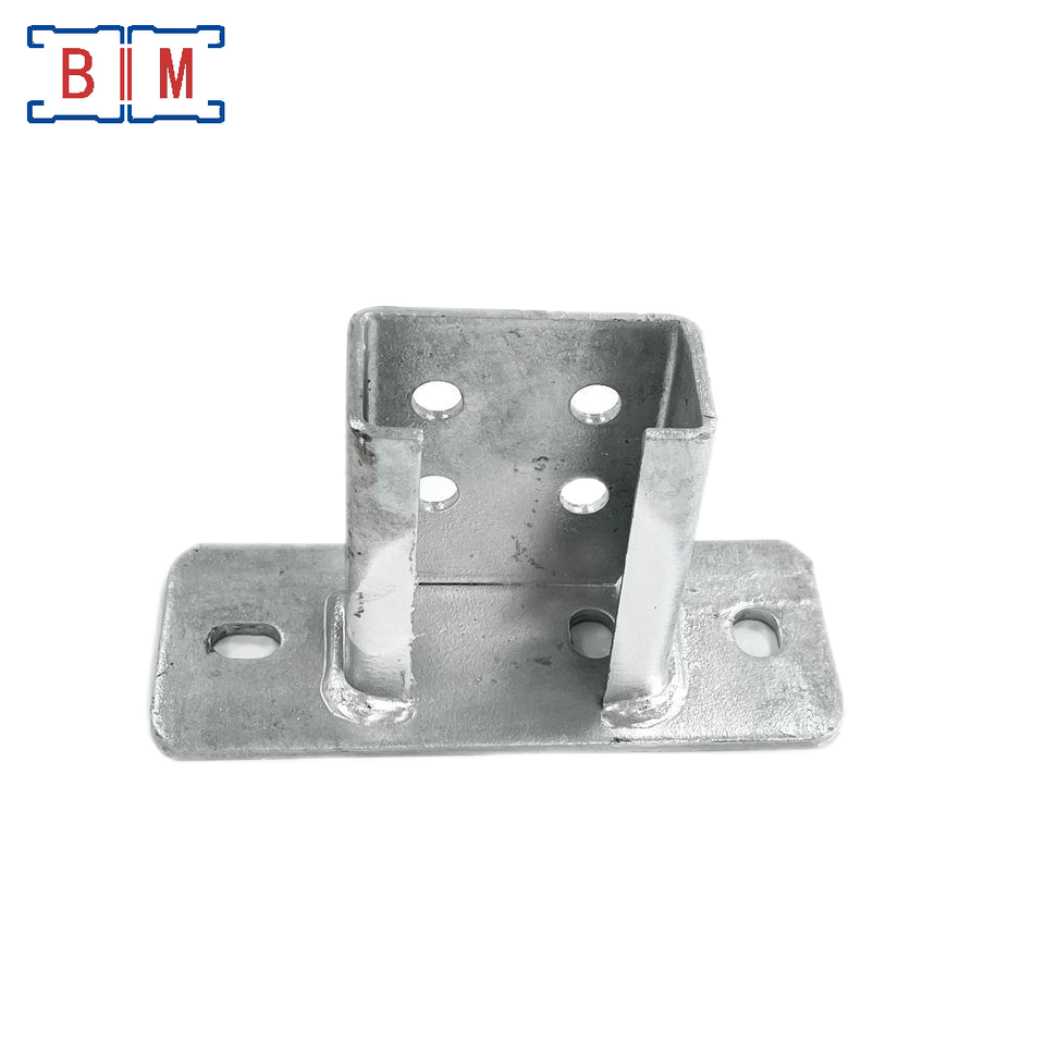 Unistrut Channel Heavy Duty HDG Gusset Base Plate Slotted Post Base ...