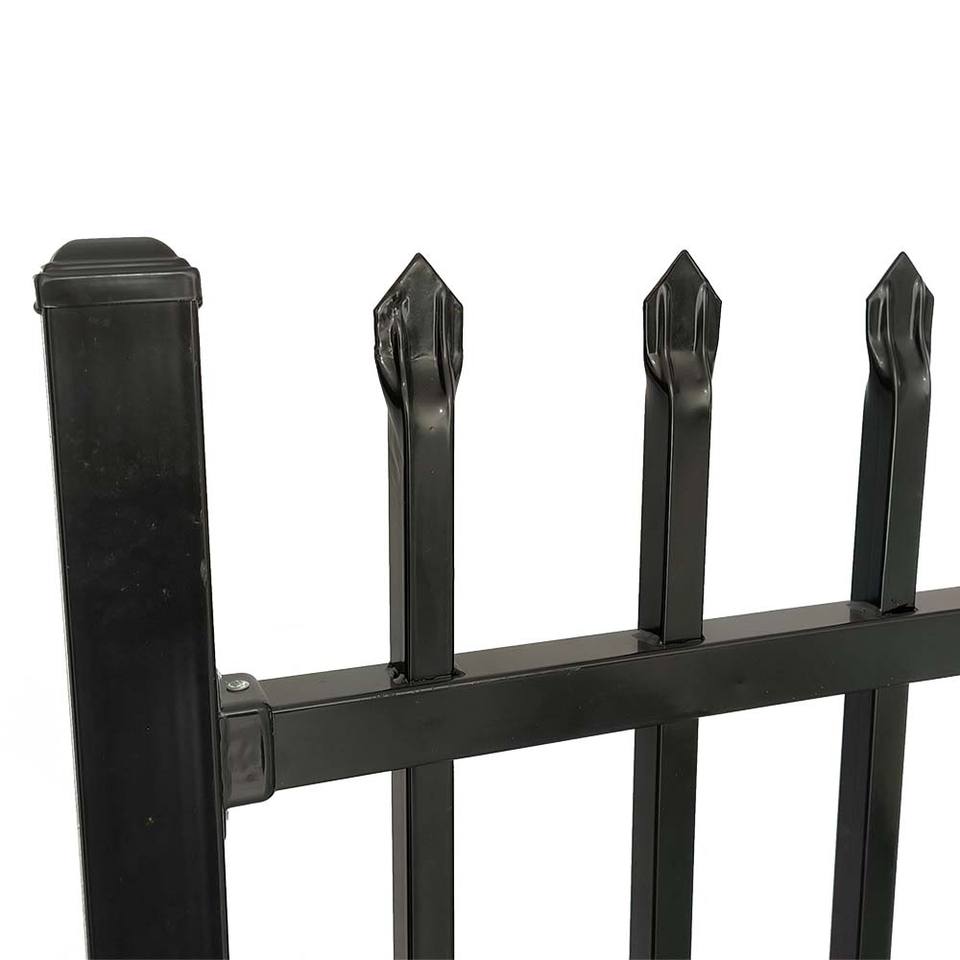 Decorative Wrought Iron Style Galvanized Steel Fence Panels for Estate ...