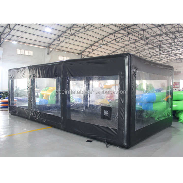 Outdoor Transparent Mobile Inflatable Car Booth Tent Bubble Inflatable ...