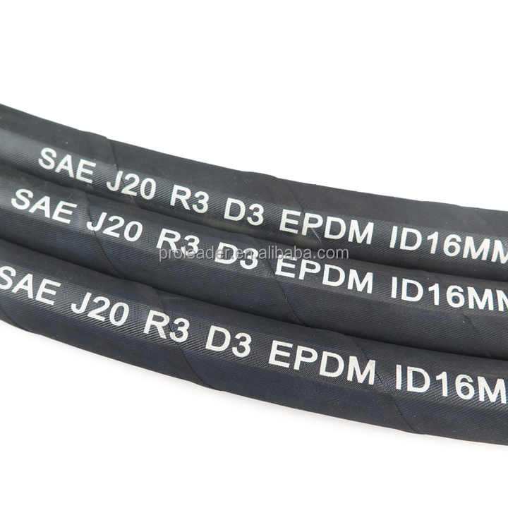 SAE J20 R3 EPDM Rubber Flexible Car Heater Hose - 20m-100m