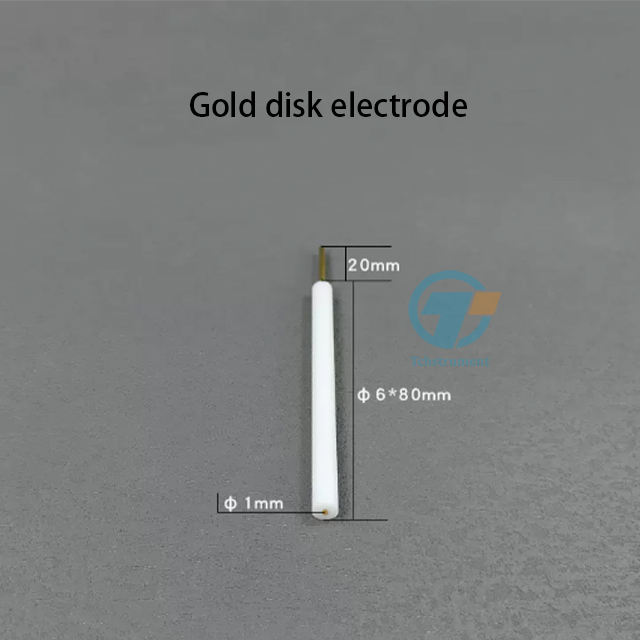 Gold Disk Electrode - 1mm Diameter for Electrochemistry