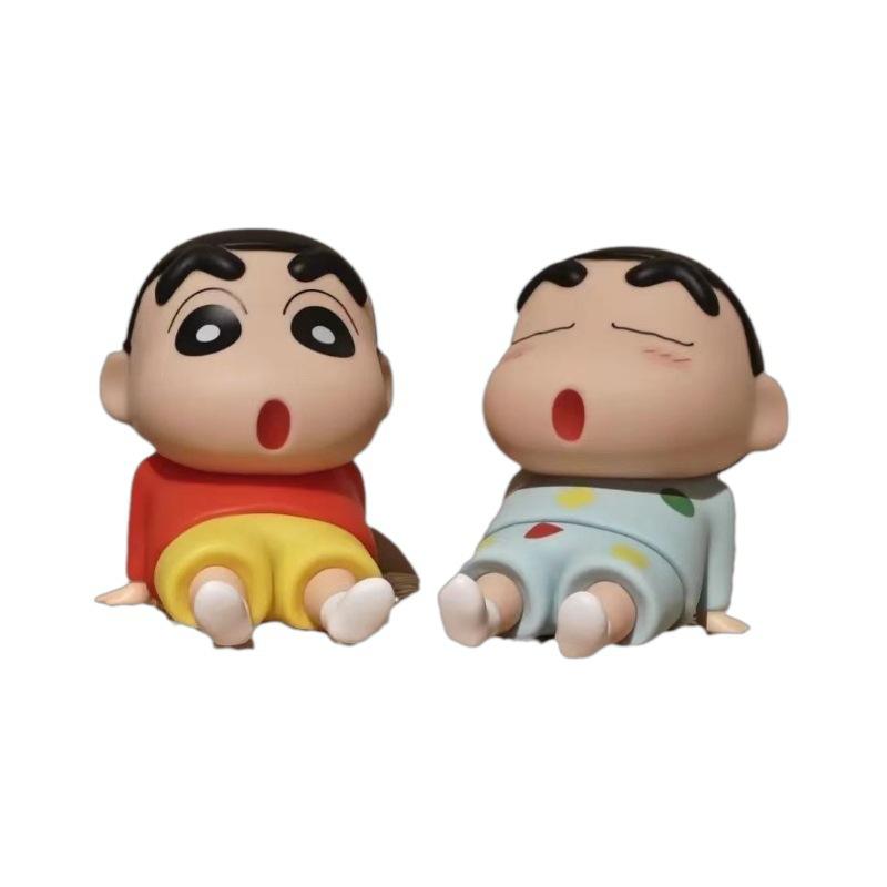 Shin-chan Cartoon Phone Stand Cute Vinyl Toy Cell-phone Stand Desk ...