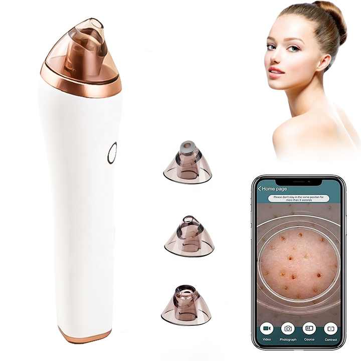 Smart Rechargeable Visible Electric Facial Pore Clean Visual Vacuum ...