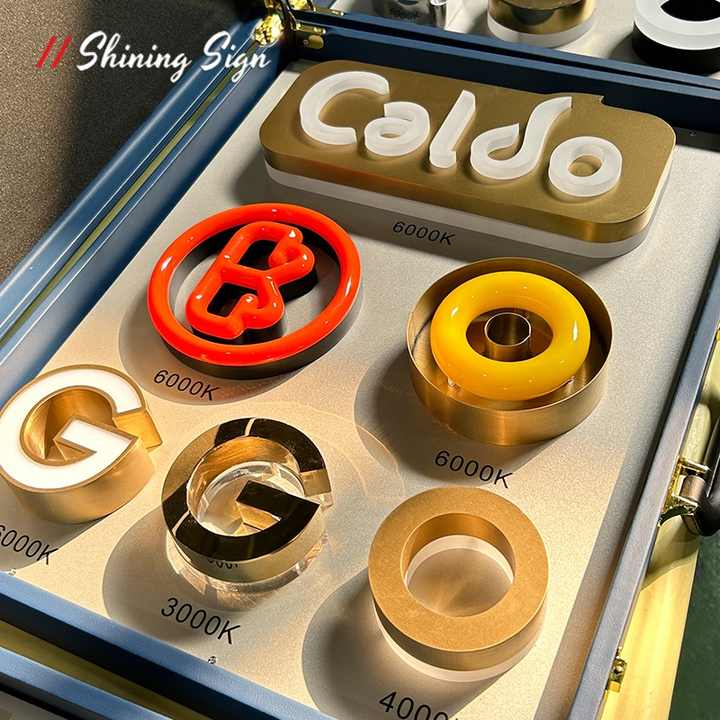 Customized Signage Commercial Sign Sample Box for Business Convenient ...