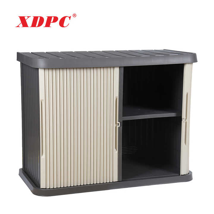 Storage Outdoor Cabinet Plastic Garden Courtyard Waterproof Storage ...